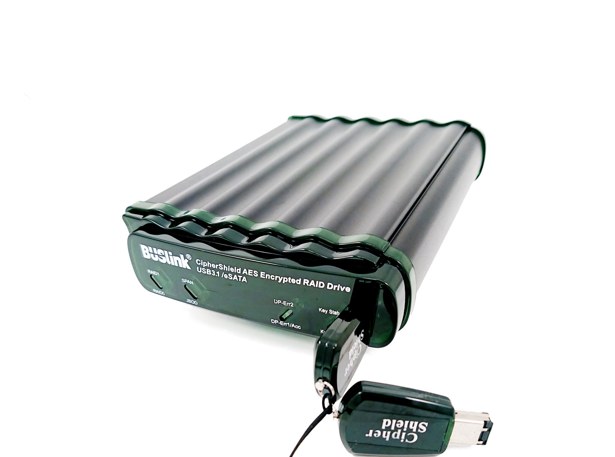 Mode 1 Key HDD USB-A 3.2 Gen 2/eSATA CipherShield 256-bit AES Hardware ...